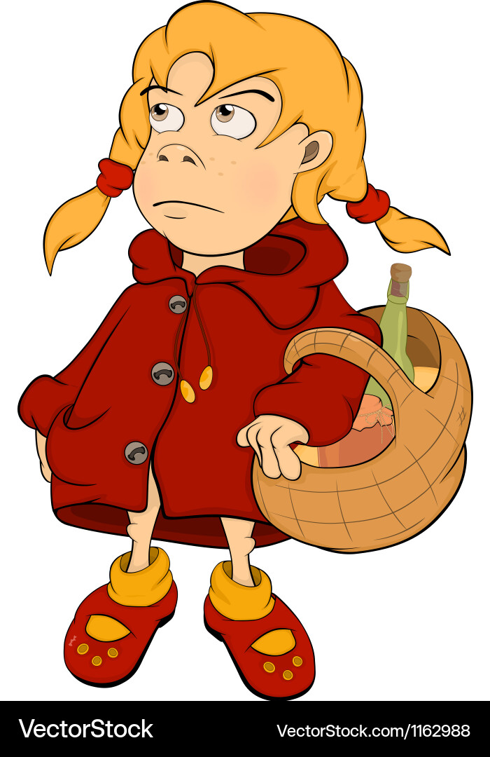 Little Red Riding Hood Royalty Free Vector Image