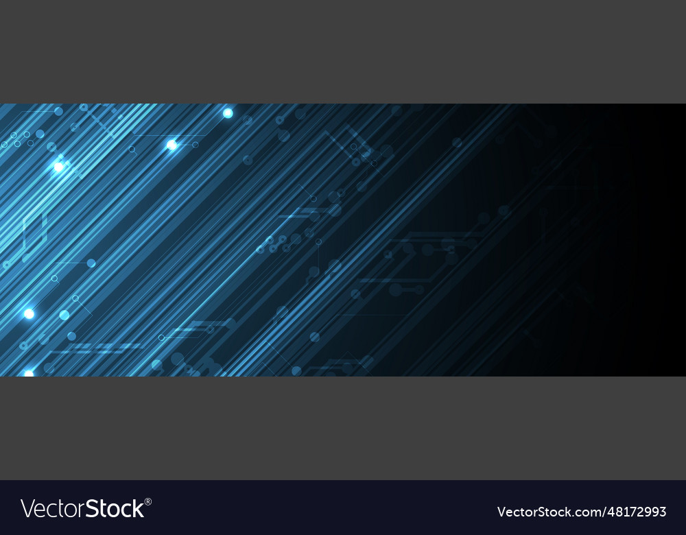 Abstract structure circuit computer technology Vector Image