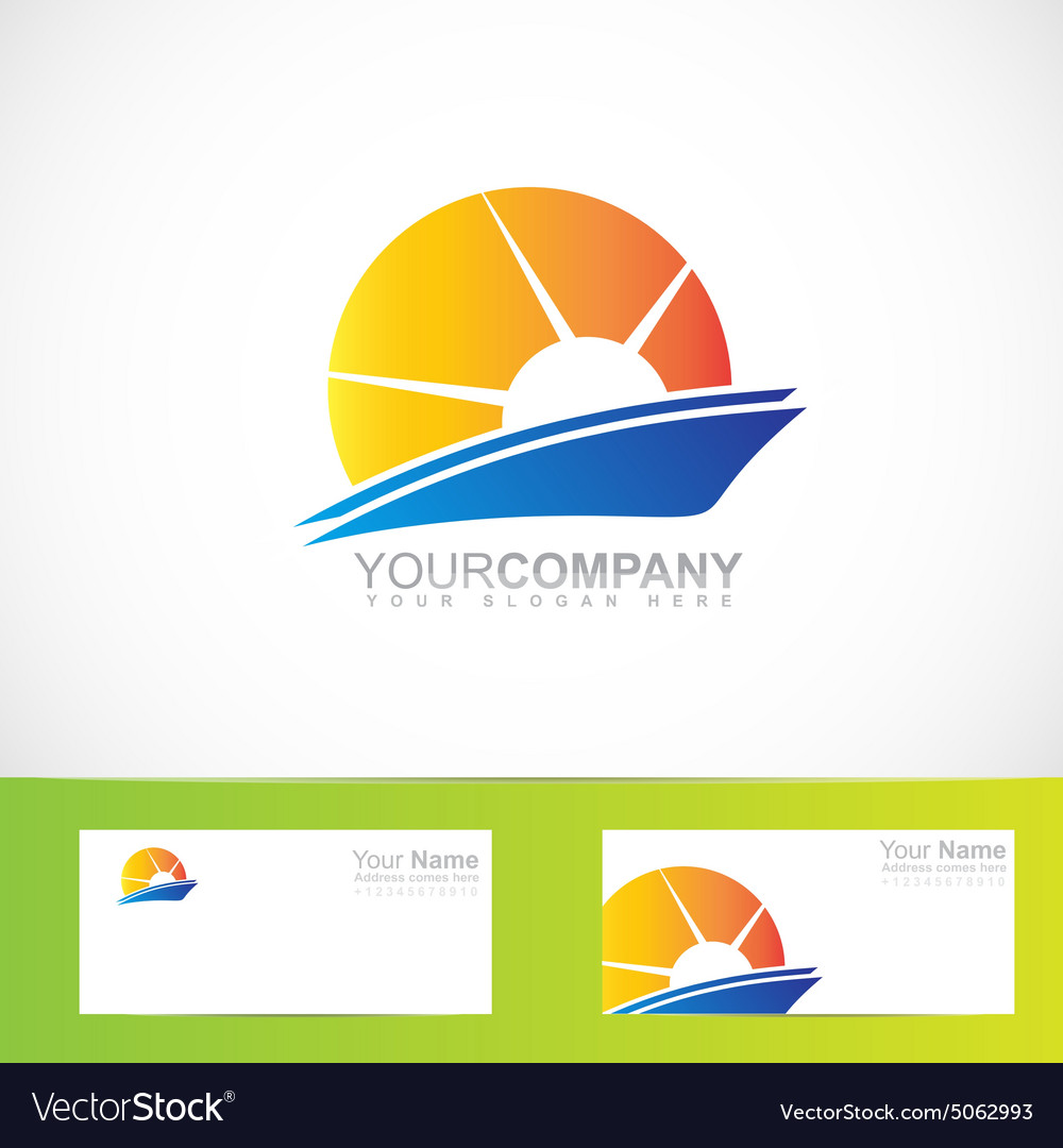 Sun rays logo Royalty Free Vector Image - VectorStock