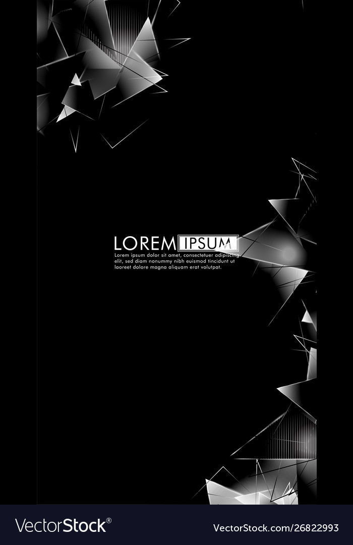 Vertical triangle background abstract composition Vector Image