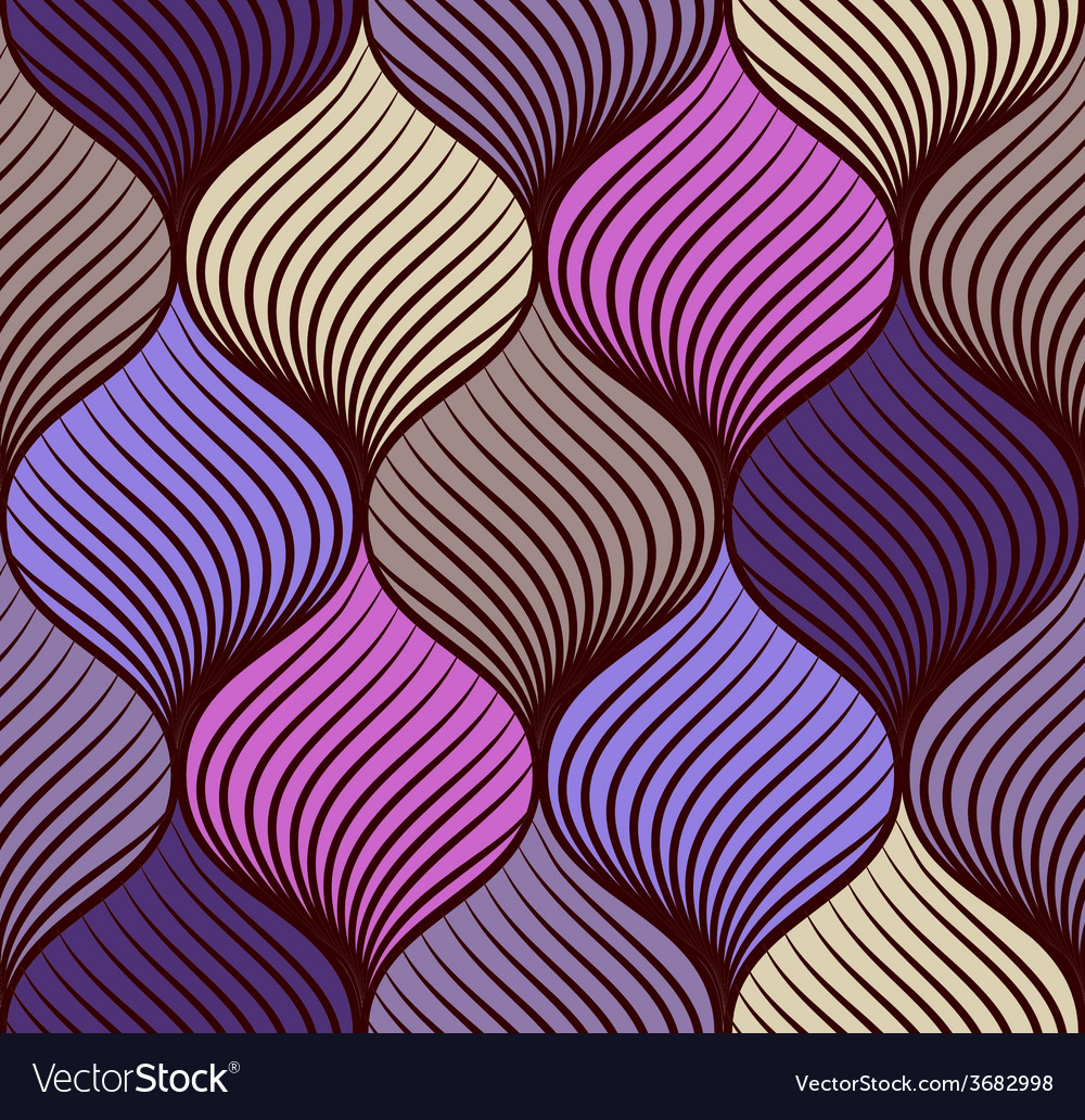 Abstract braid seamless pattern Royalty Free Vector Image