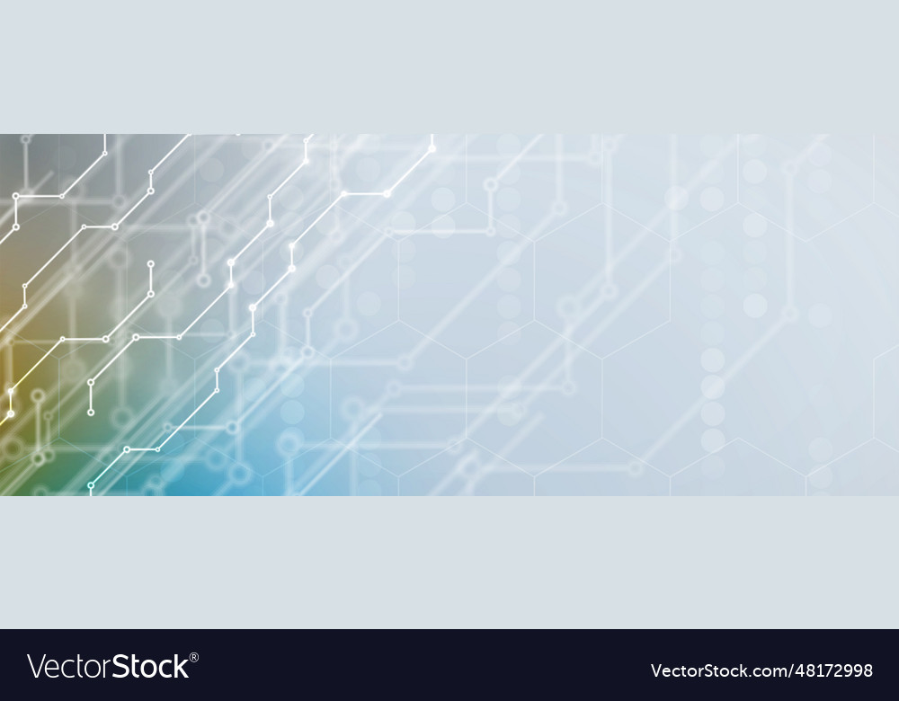 Abstract structure circuit computer technology Vector Image