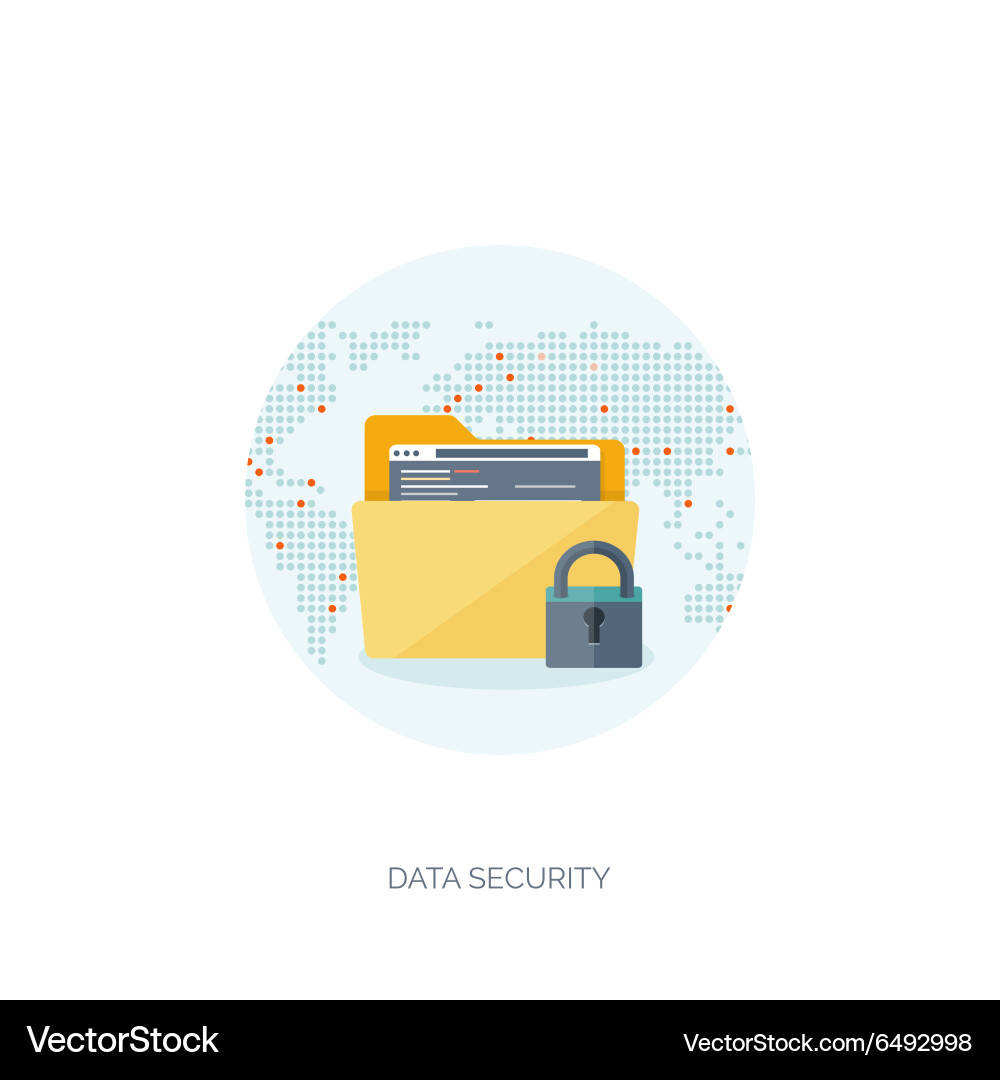 Flat Cloud Computing Royalty Free Vector Image