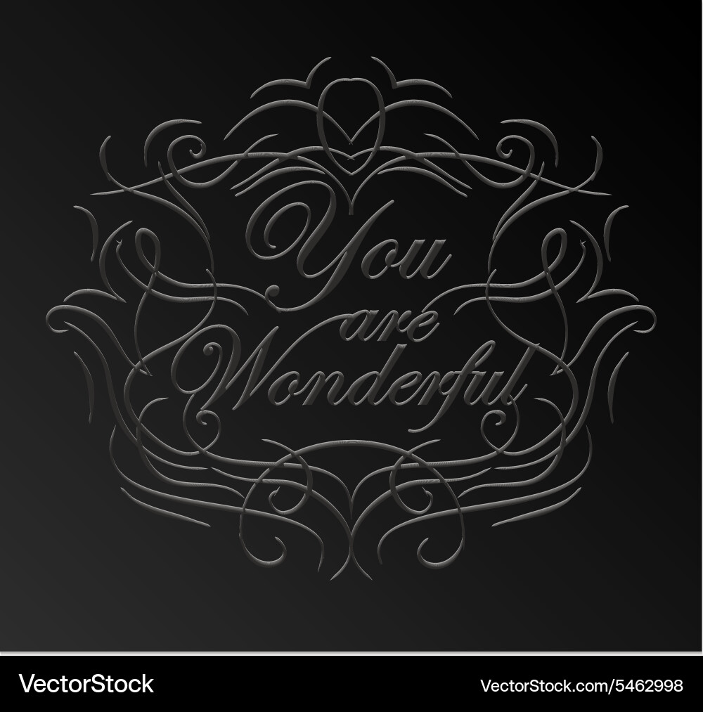 Inspirational and encouraging quote design Vector Image