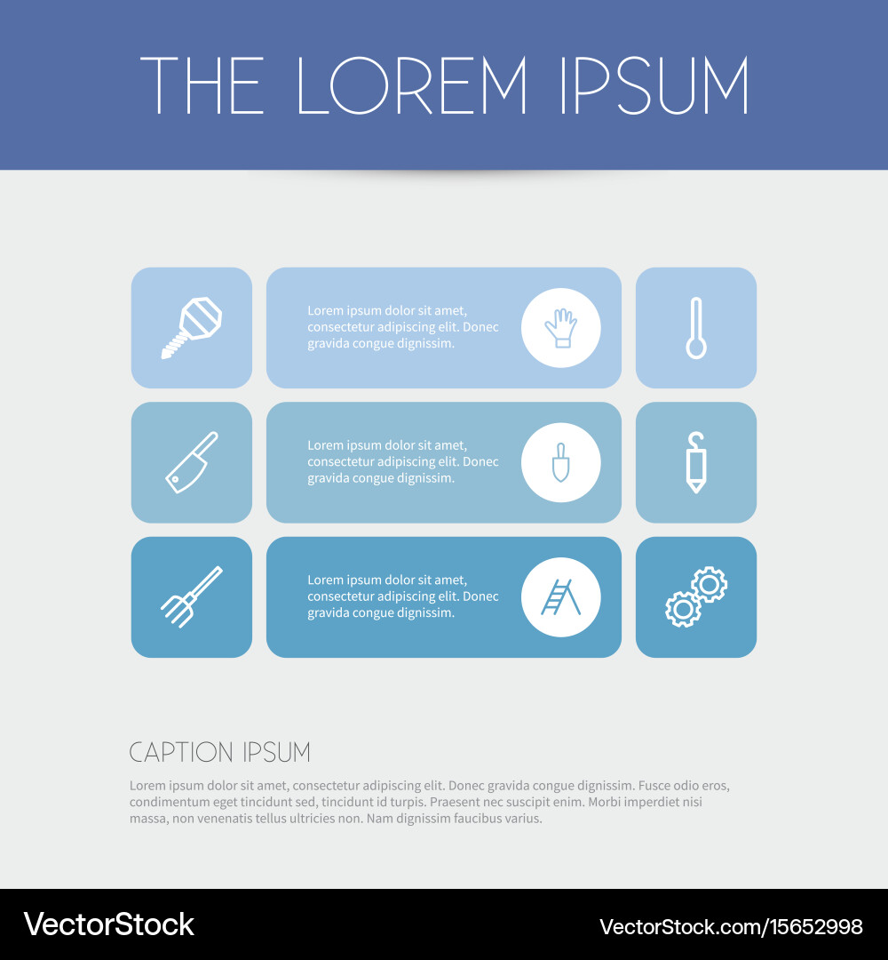 Set of 9 editable tools icons includes symbols Vector Image
