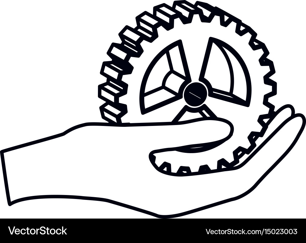 Bike gears design Royalty Free Vector Image - VectorStock