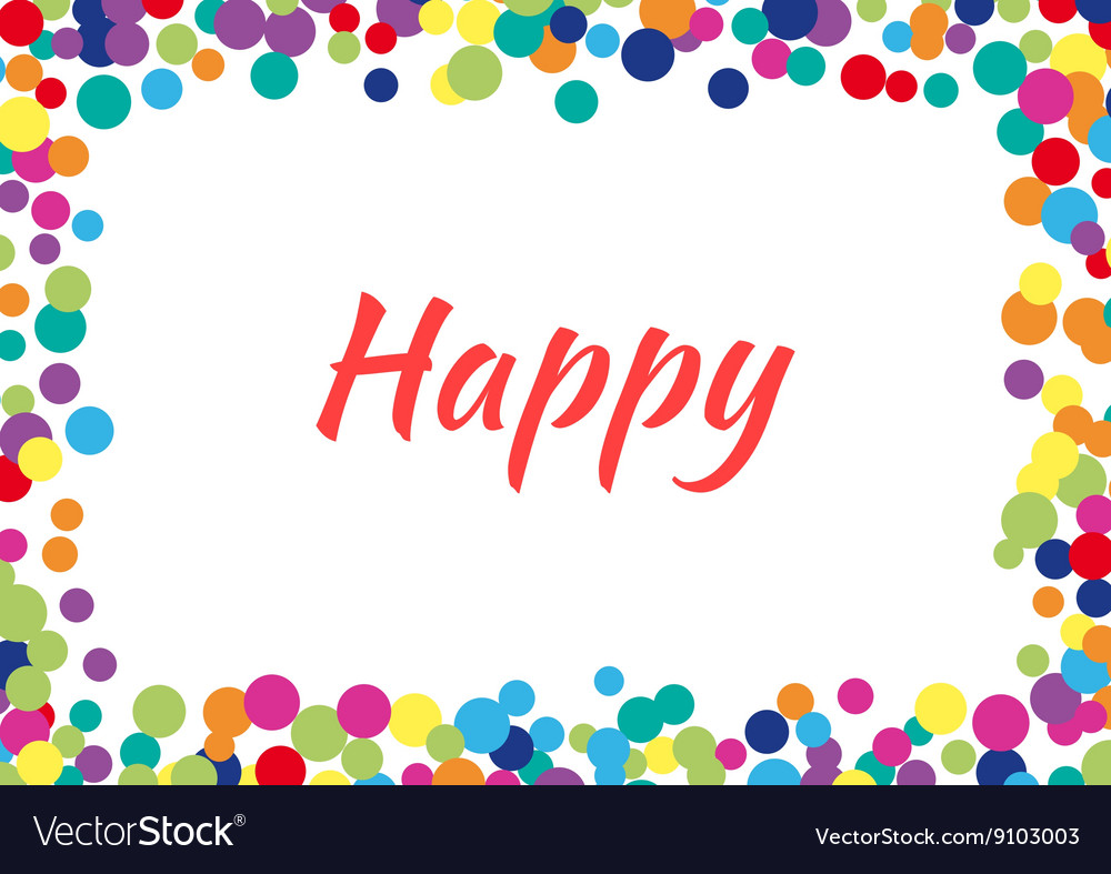 Colorful abstract dot background Royalty Free Vector Image