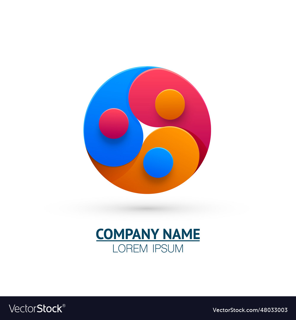 Community union support Royalty Free Vector Image