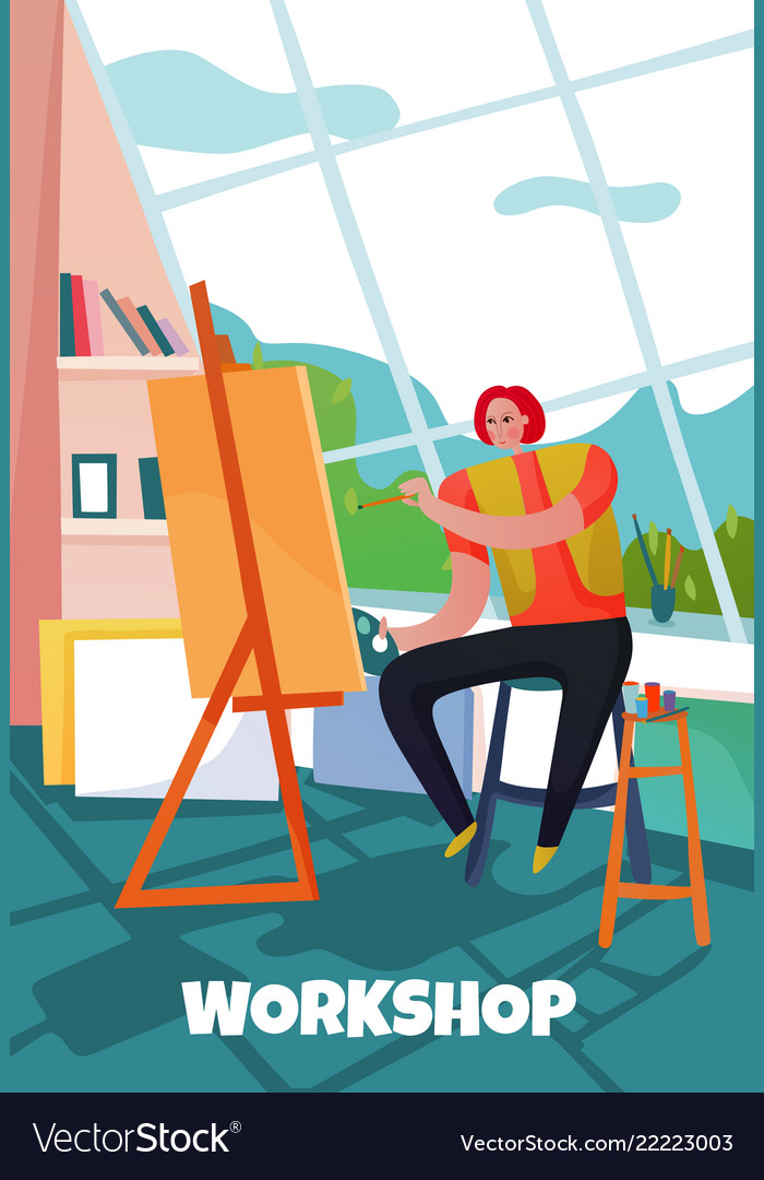 Creative worker Royalty Free Vector Image - VectorStock