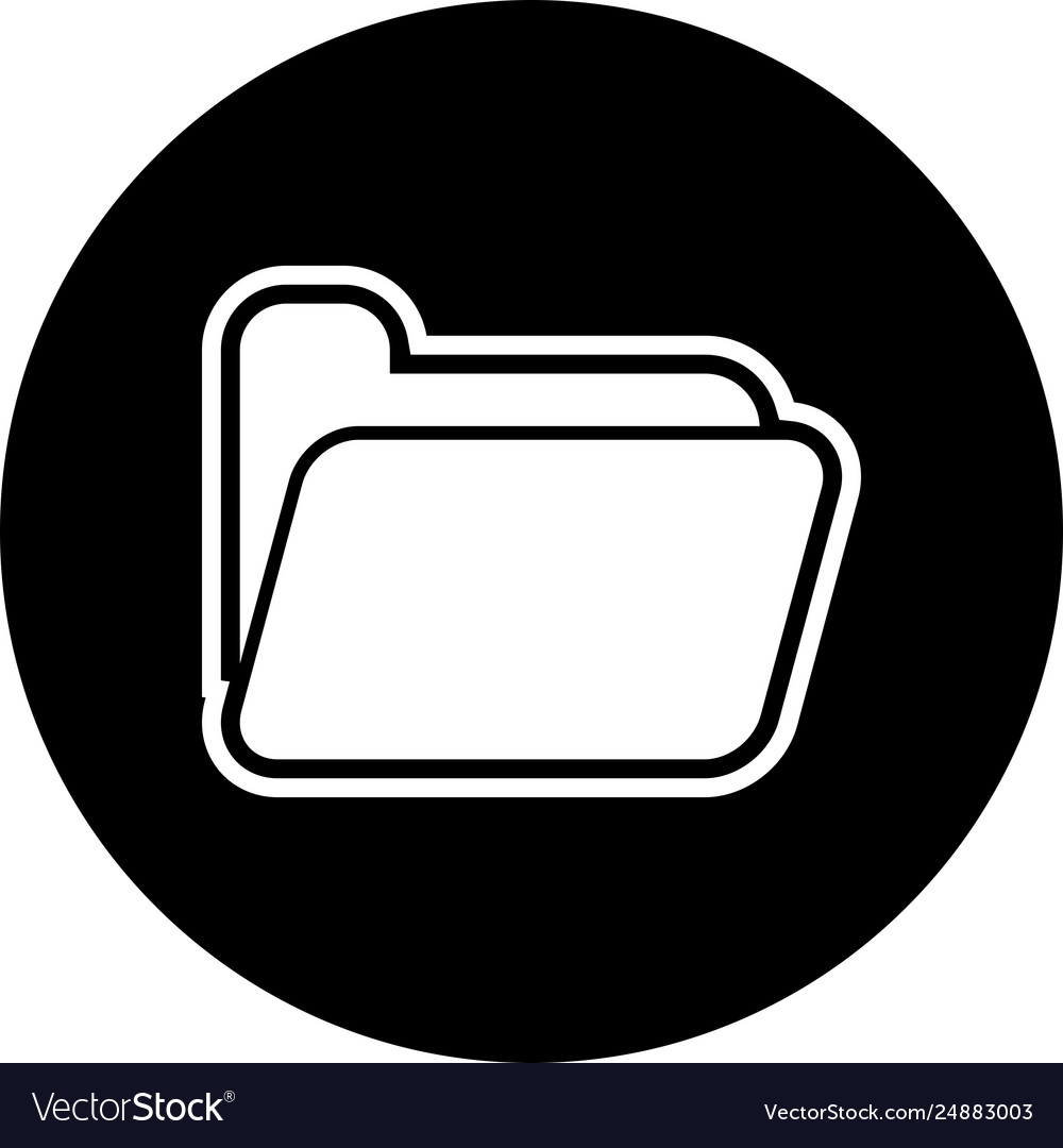 Folder icon design Royalty Free Vector Image - VectorStock