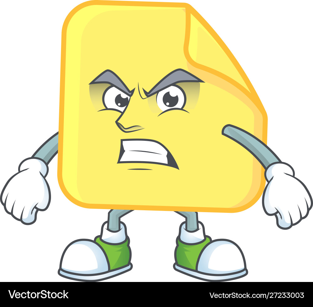 Scream yellow rounded sticker paper for business Vector Image