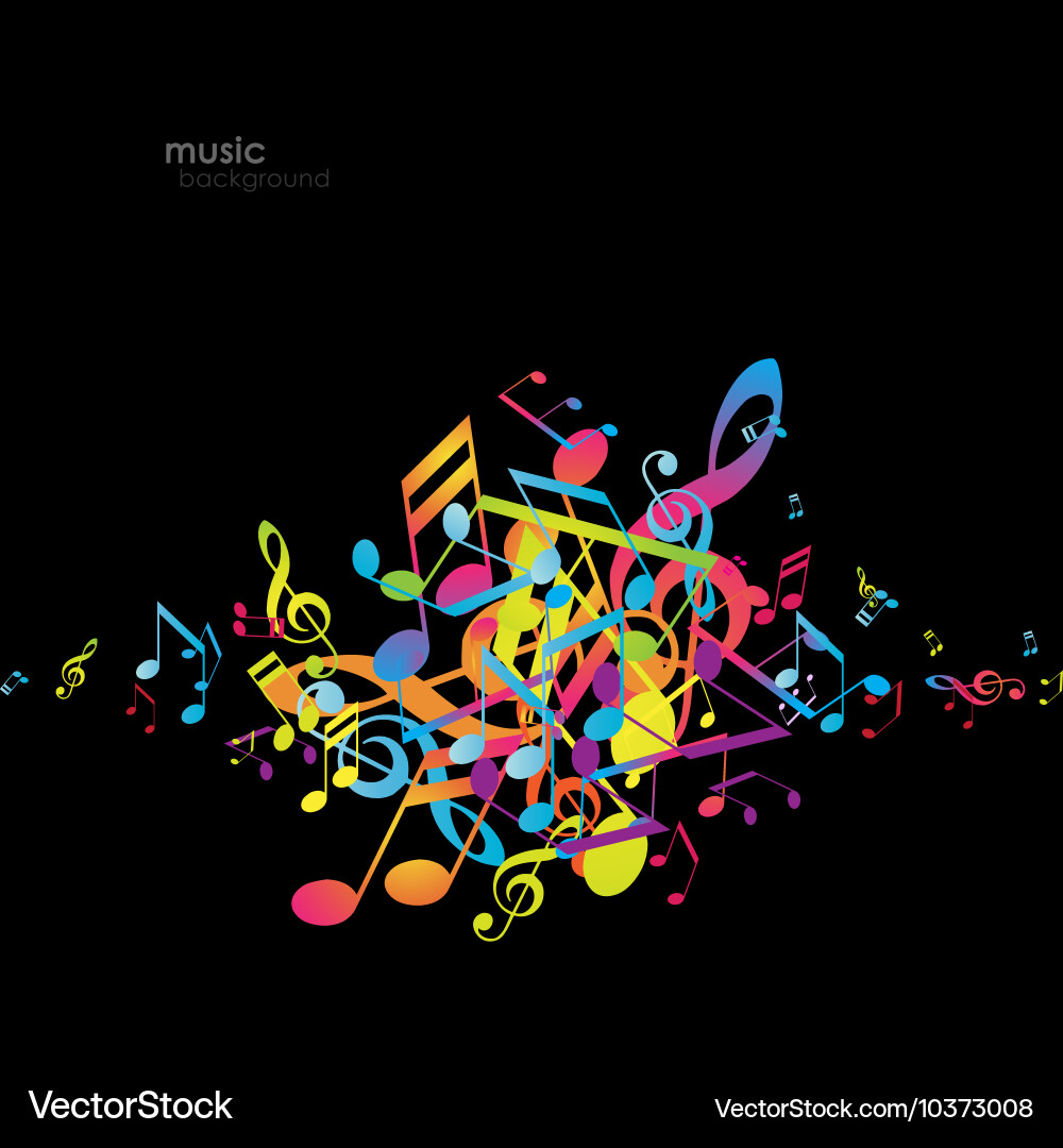 Abstract backgrounds with colorful tunes Vector Image