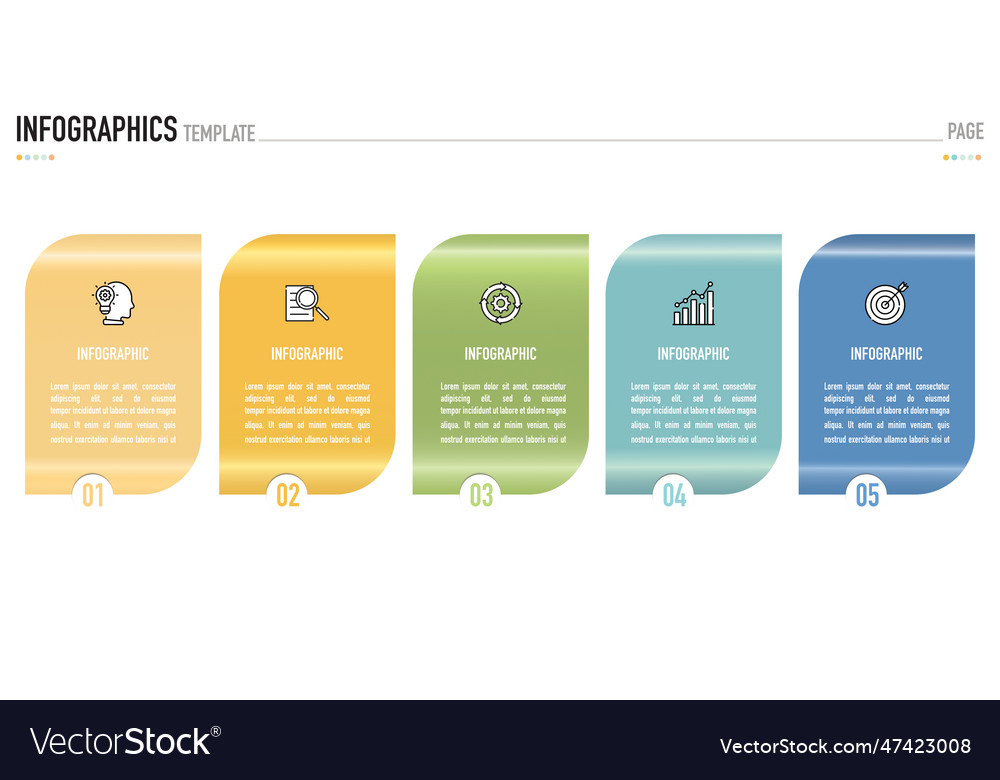 G rectangular metallic texture infographic Vector Image