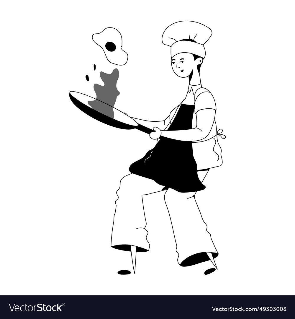 Professional chef Royalty Free Vector Image - VectorStock
