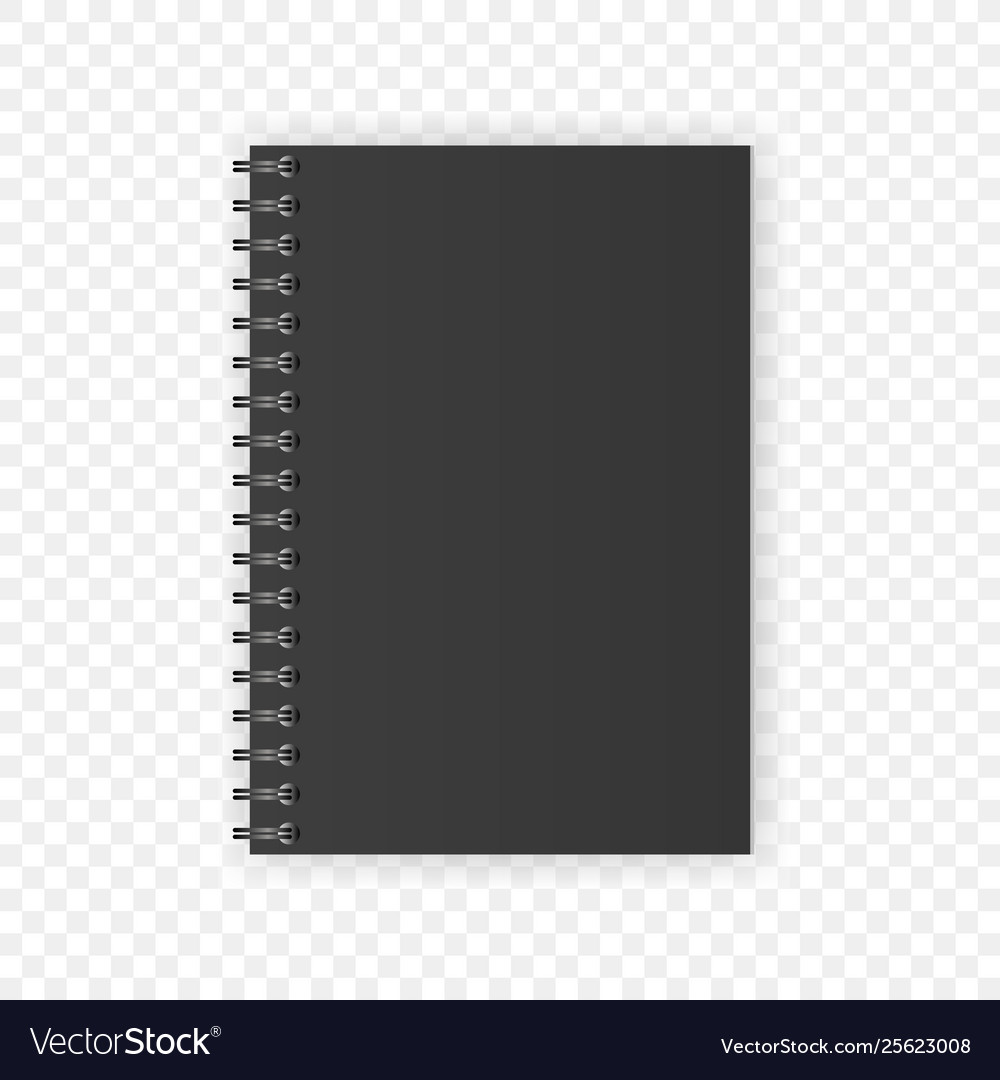 Realistic notebook set Royalty Free Vector Image