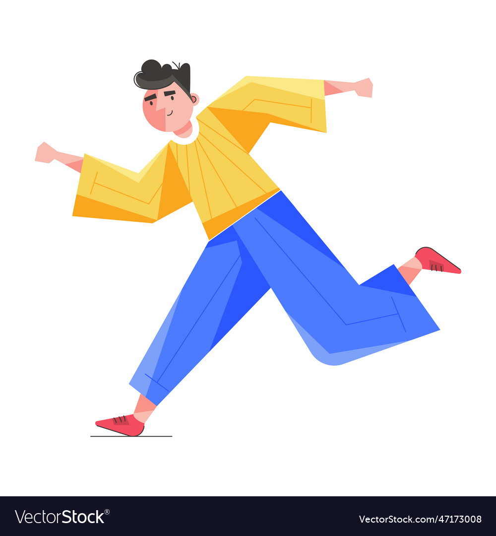 Running Royalty Free Vector Image - VectorStock