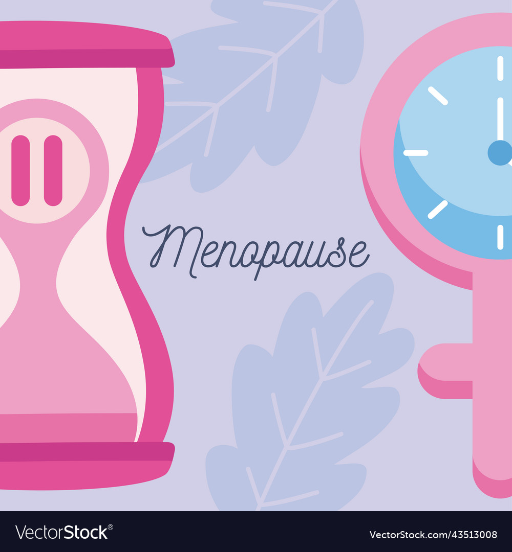 Two Women Menopause Icons Royalty Free Vector Image