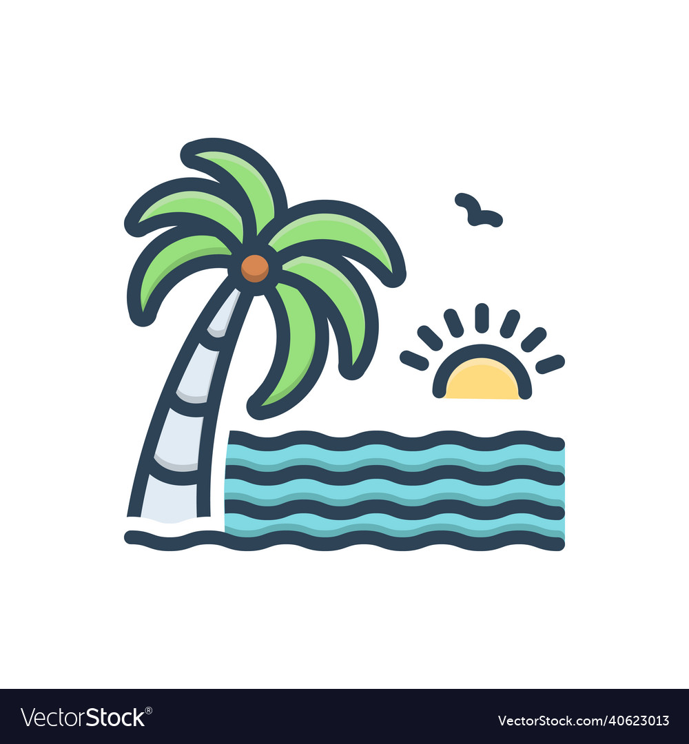 Beach Royalty Free Vector Image - VectorStock