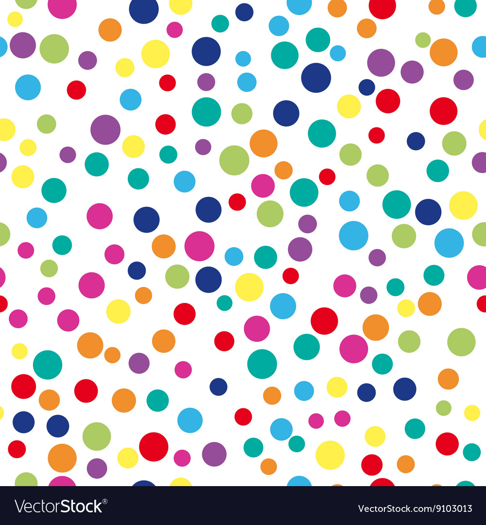 Colorful abstract dot background Royalty Free Vector Image