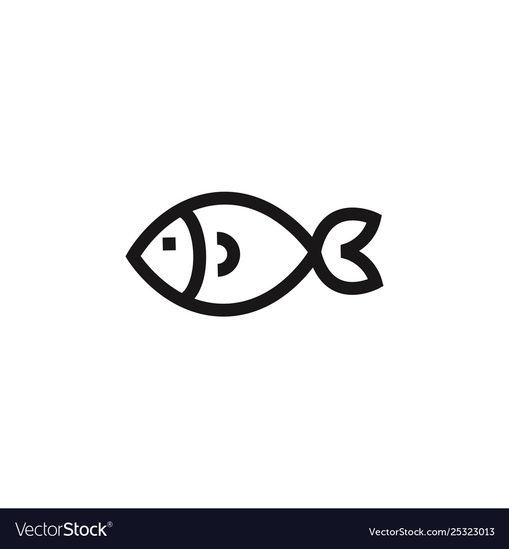 Fish icon Royalty Free Vector Image - VectorStock
