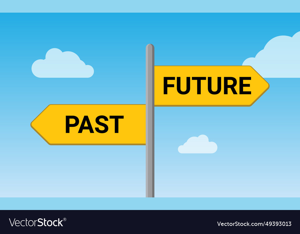Future past present board icon now pas Royalty Free Vector Future past present board icon now pas Royalty Free Vector