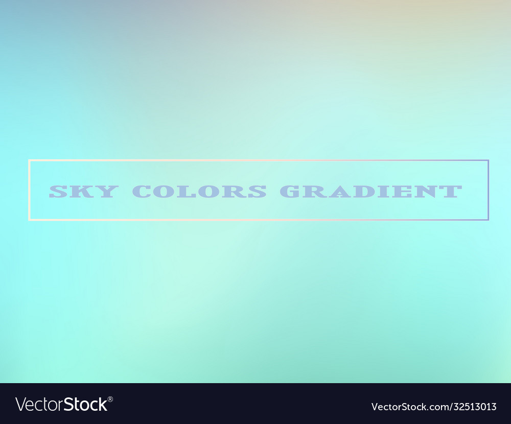 Sky blue gradient template Royalty Free Vector Image