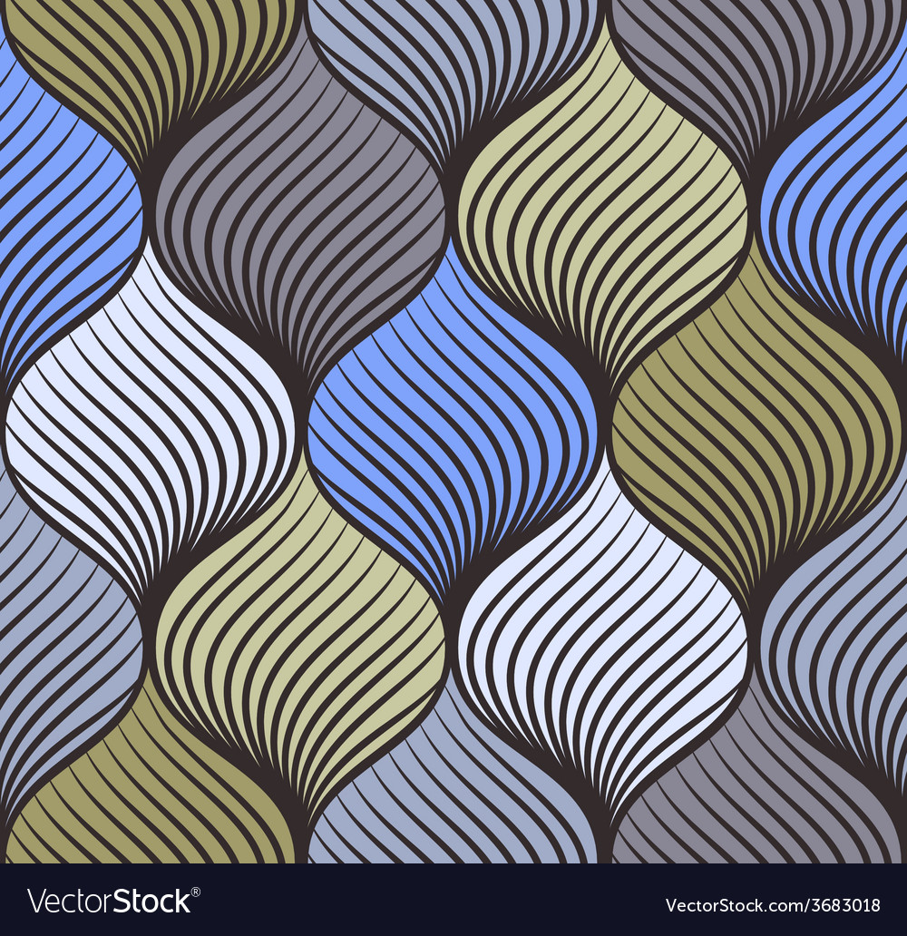 Abstract braid seamless pattern Royalty Free Vector Image