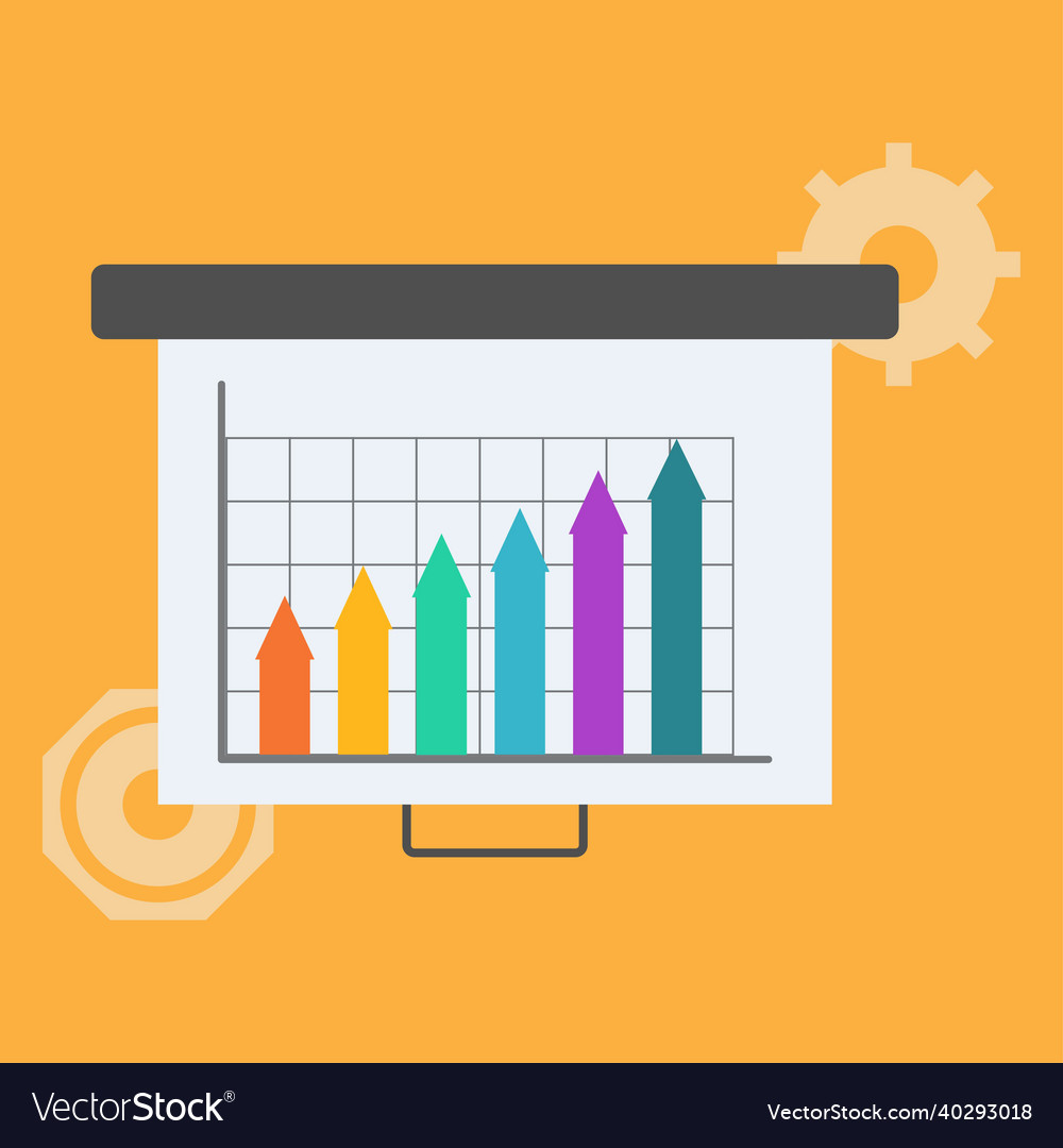 Design showing data infographics visualizations Vector Image