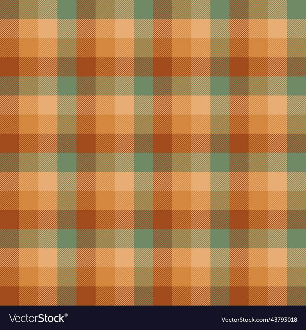 Fall plaid seamless pattern Royalty Free Vector Image