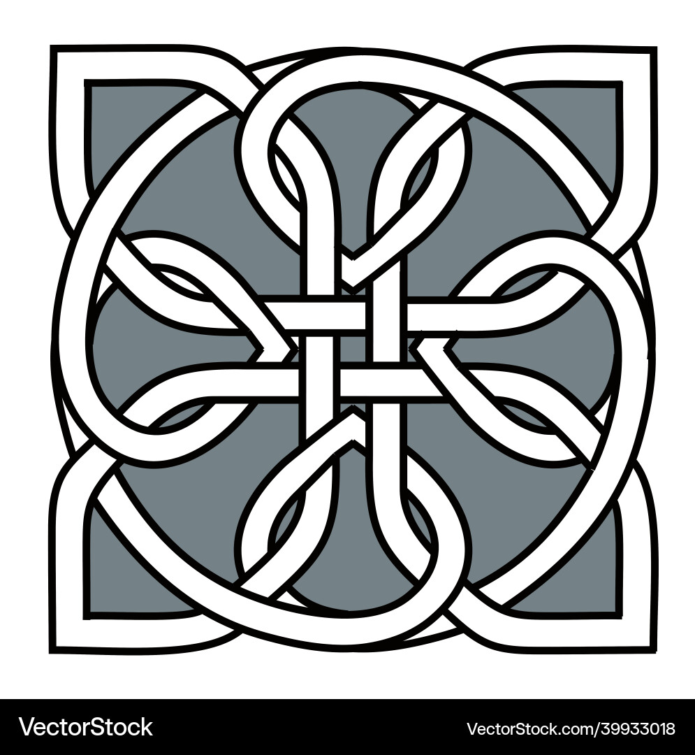 Medieval celtic knot irish knots ornament Vector Image