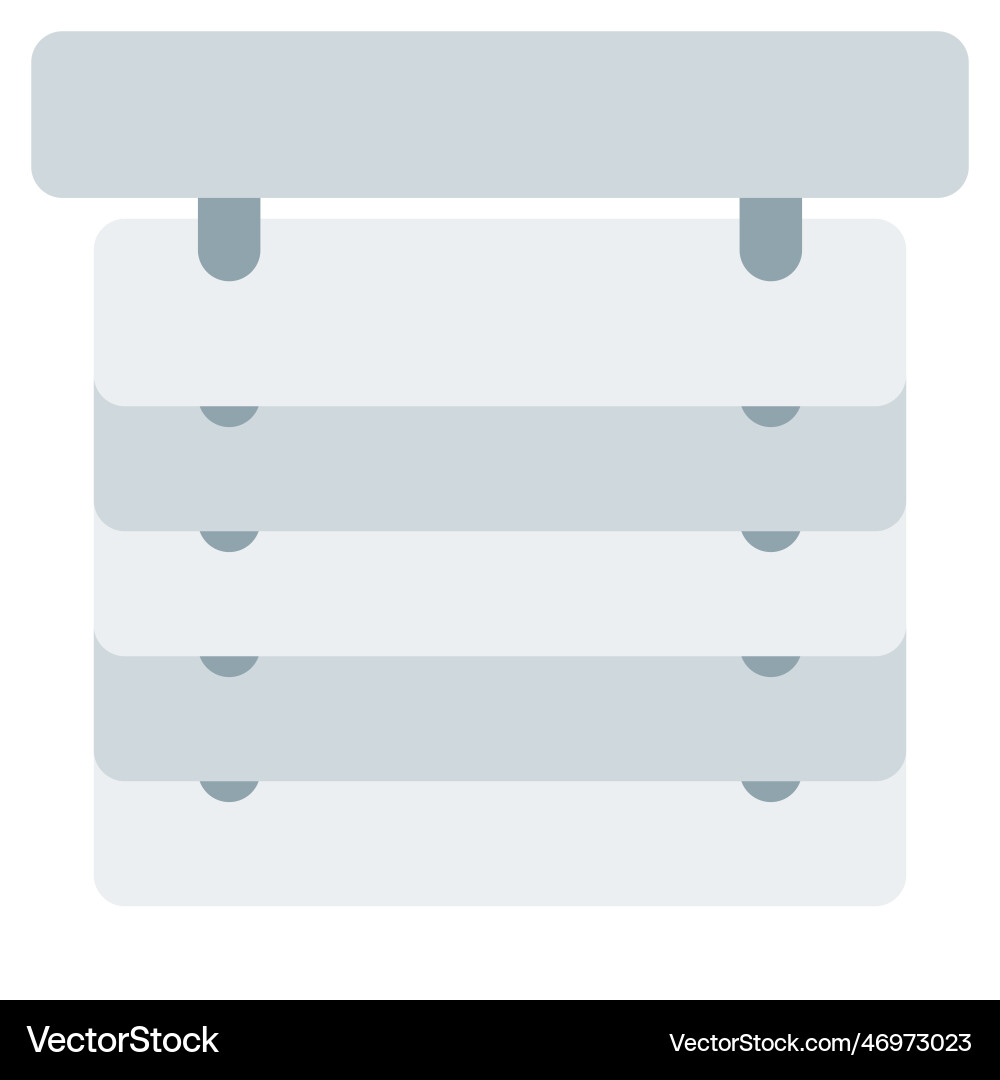 Venetian blinds on window for sun protection Vector Image