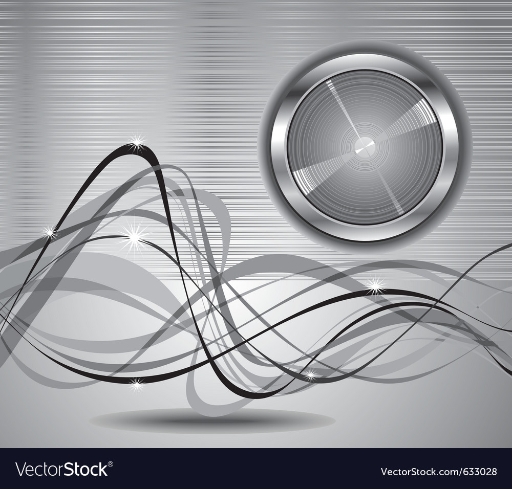 Abstract background with button Royalty Free Vector Image