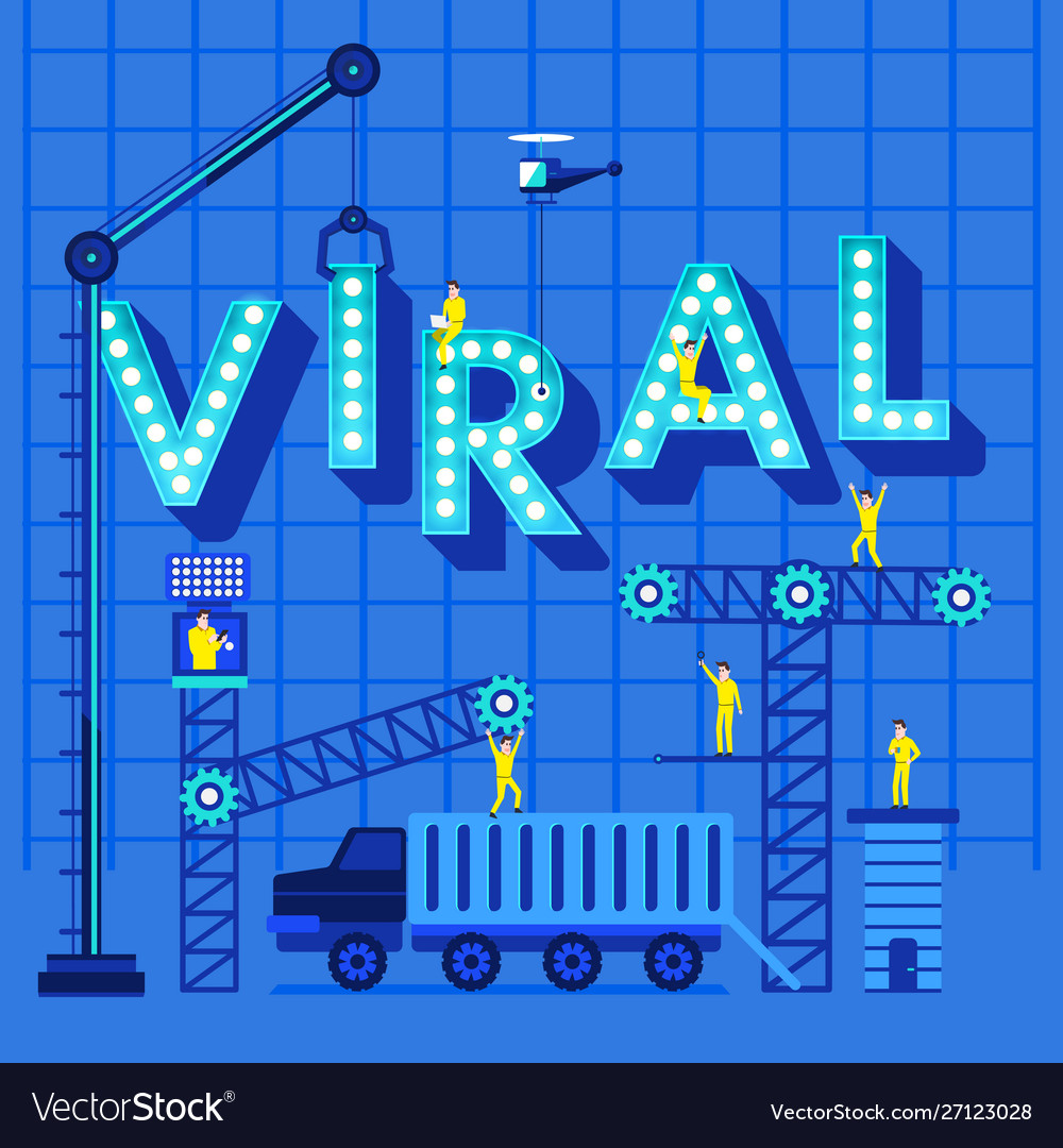 Flat design concept engineering building text Vector Image