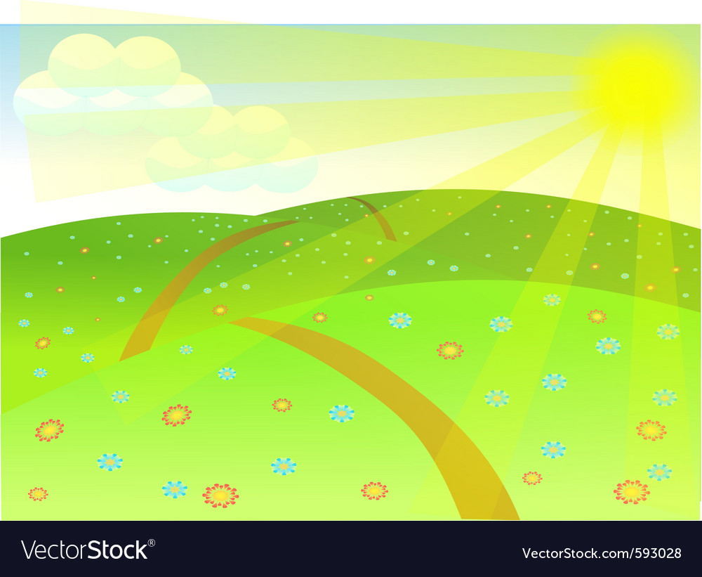 Landscape Royalty Free Vector Image - VectorStock