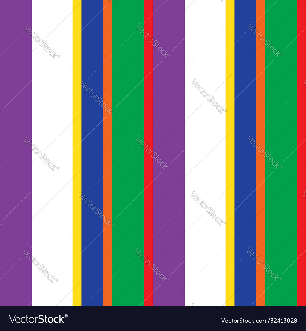 Rainbow stripe seamless pattern background Vector Image