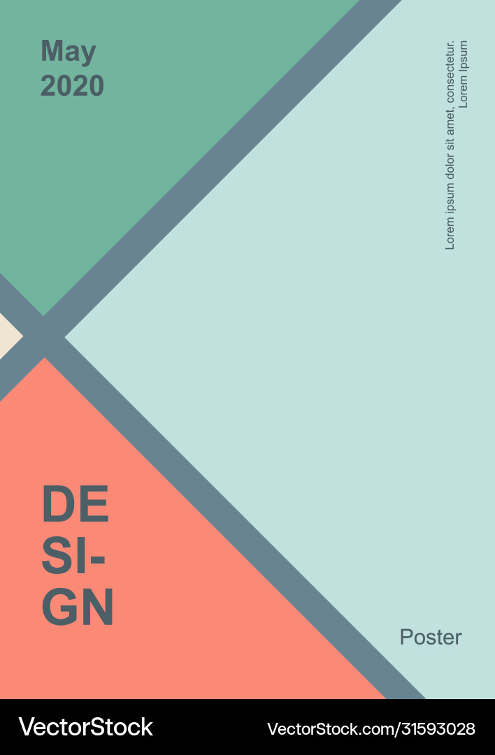 Vintage retro design cover a4 vertical Royalty Free Vector