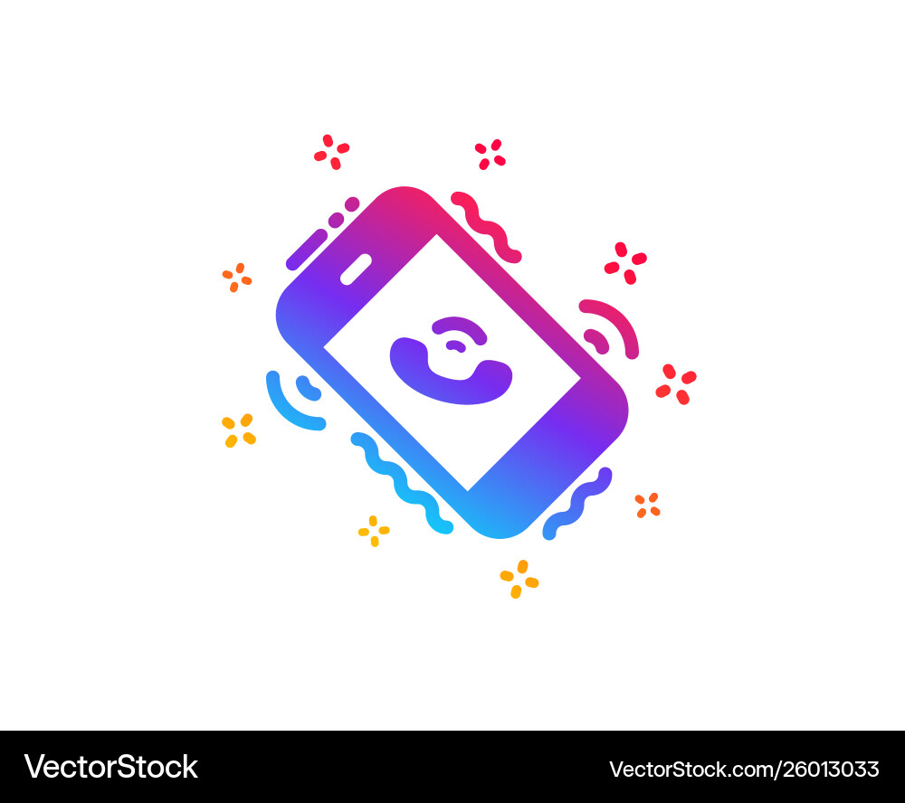 Call center service icon phone support sign Vector Image