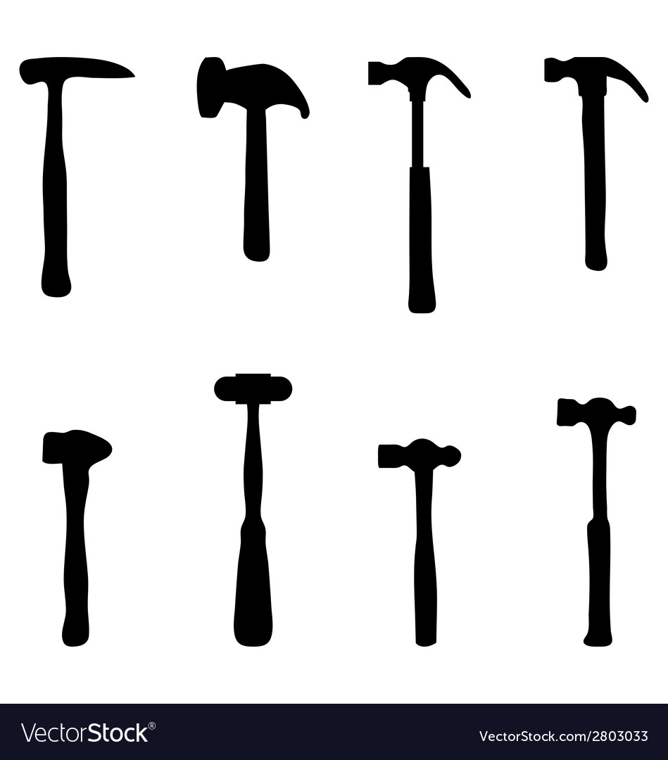 Hammers Royalty Free Vector Image - VectorStock