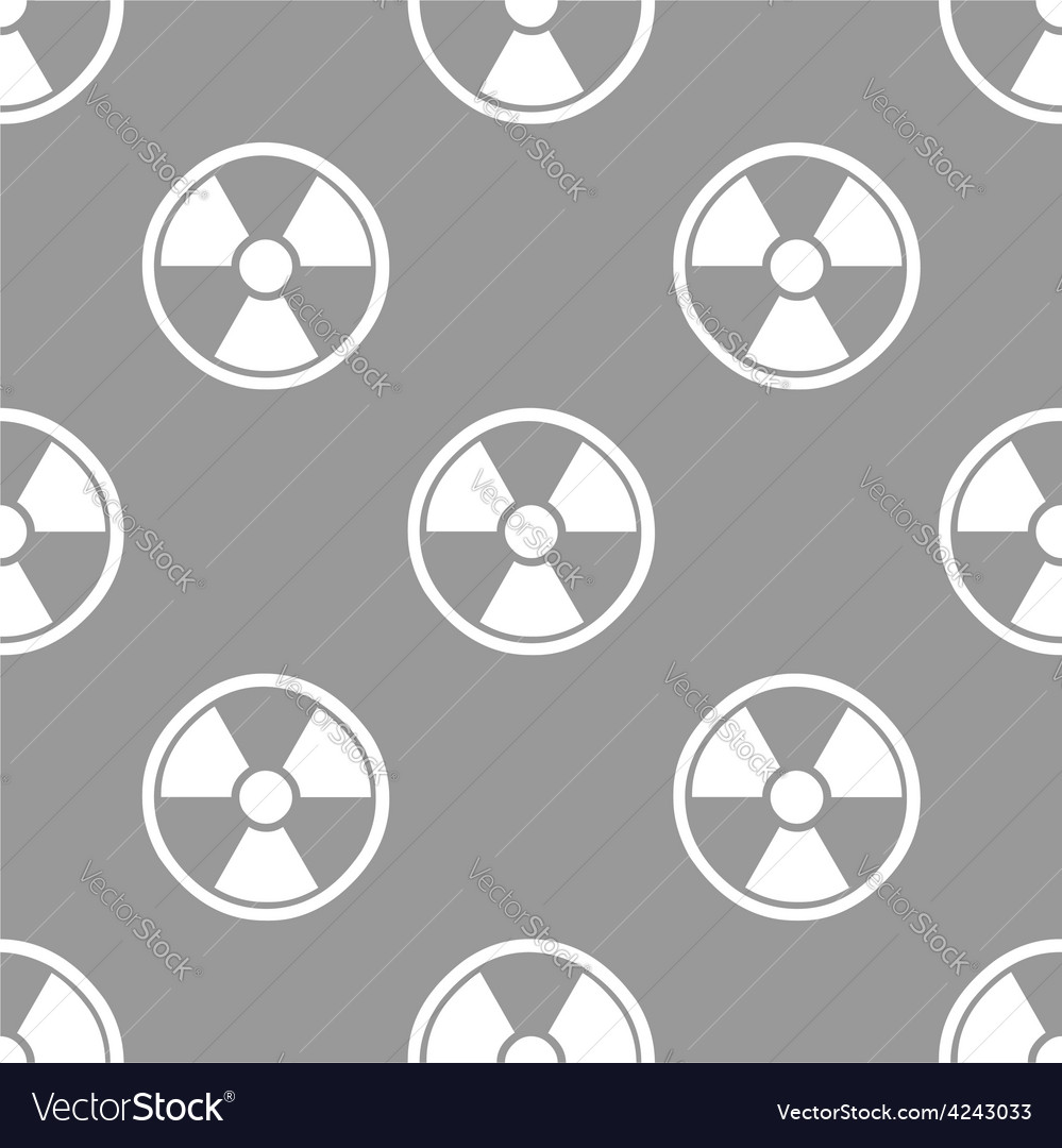 Nuclear seamless pattern Royalty Free Vector Image