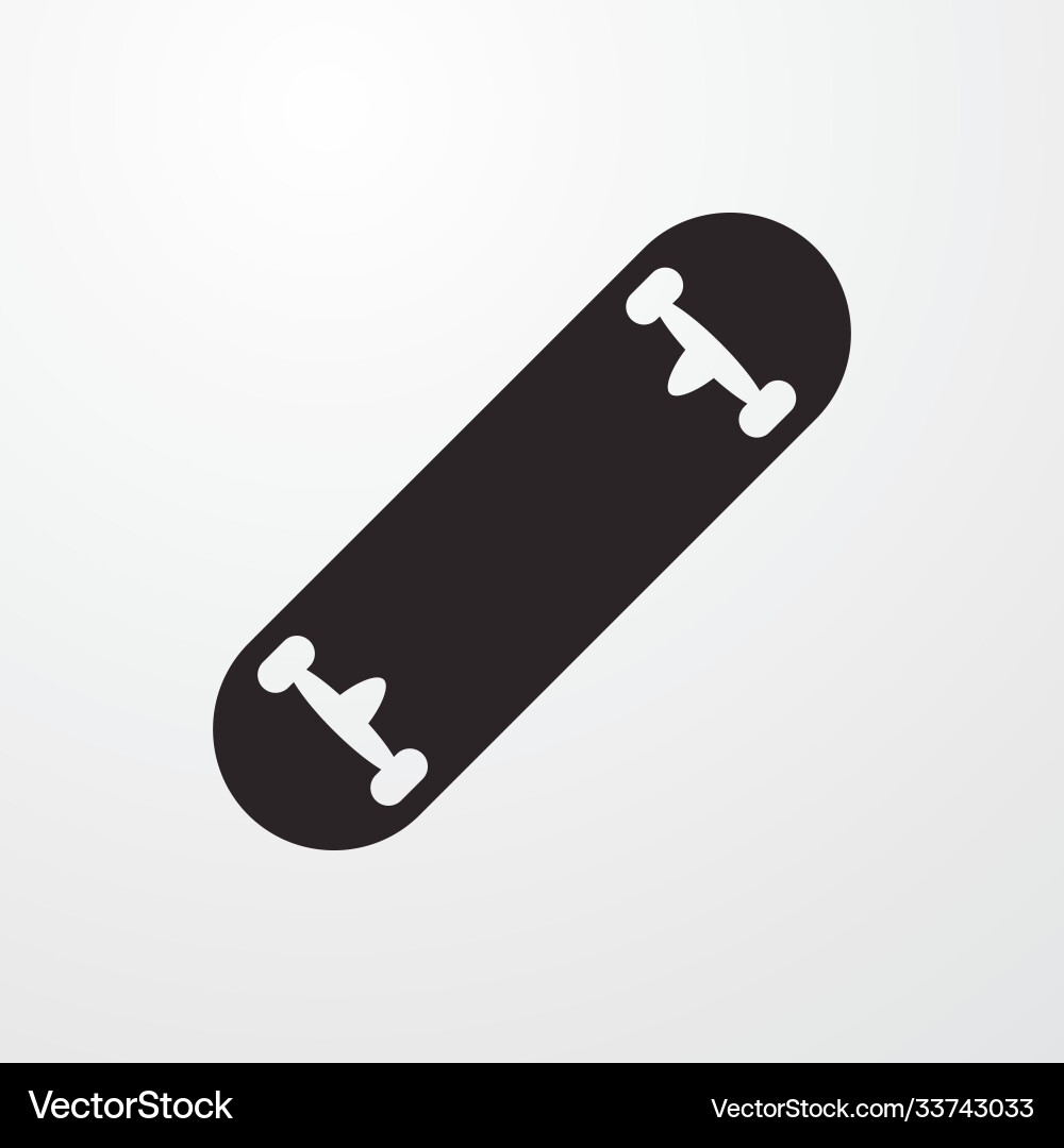 Skateboard icon Royalty Free Vector Image - VectorStock