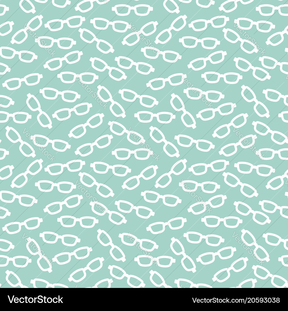 Eyeglasses eyes health care seamless pattern Vector Image