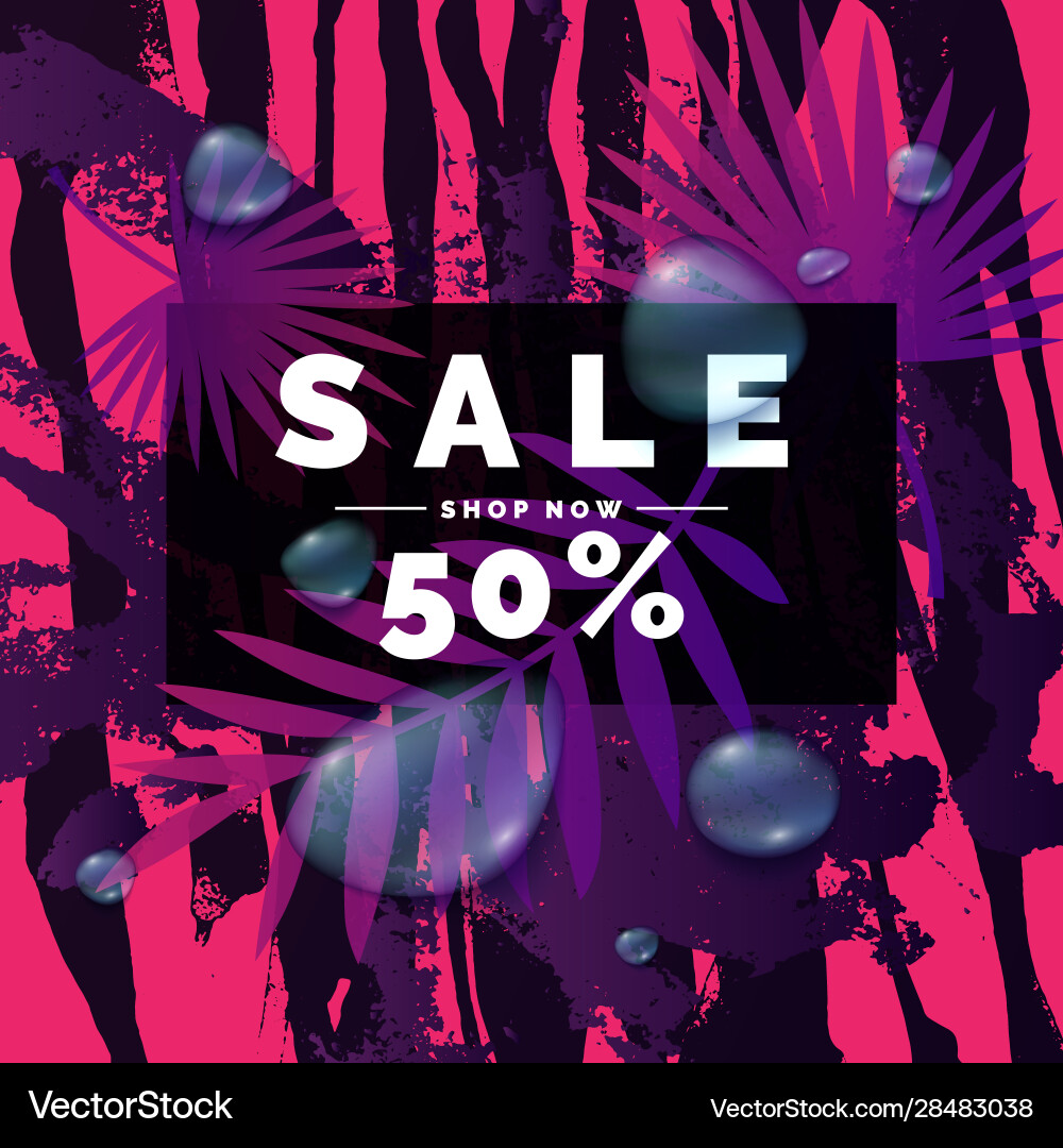 Original concept poster discount sale Royalty Free Vector