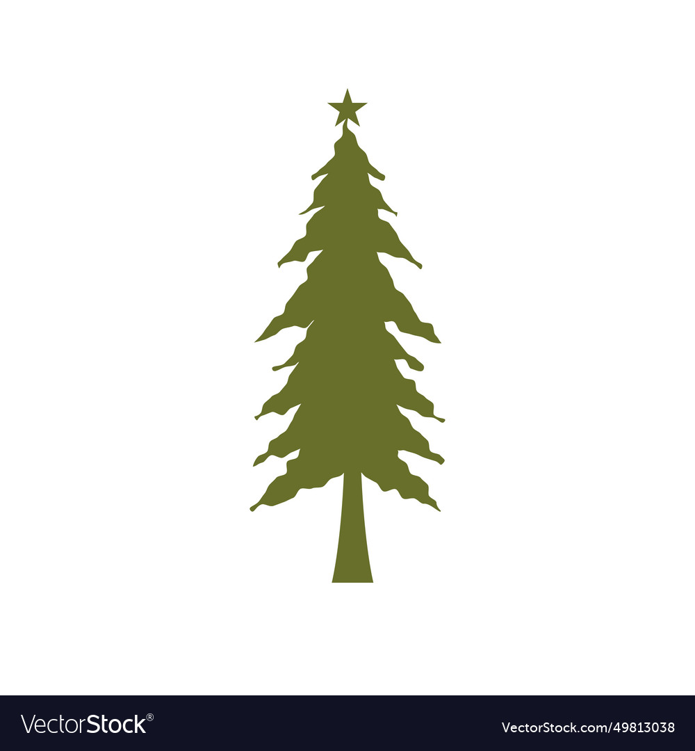 Pine tree Royalty Free Vector Image - VectorStock
