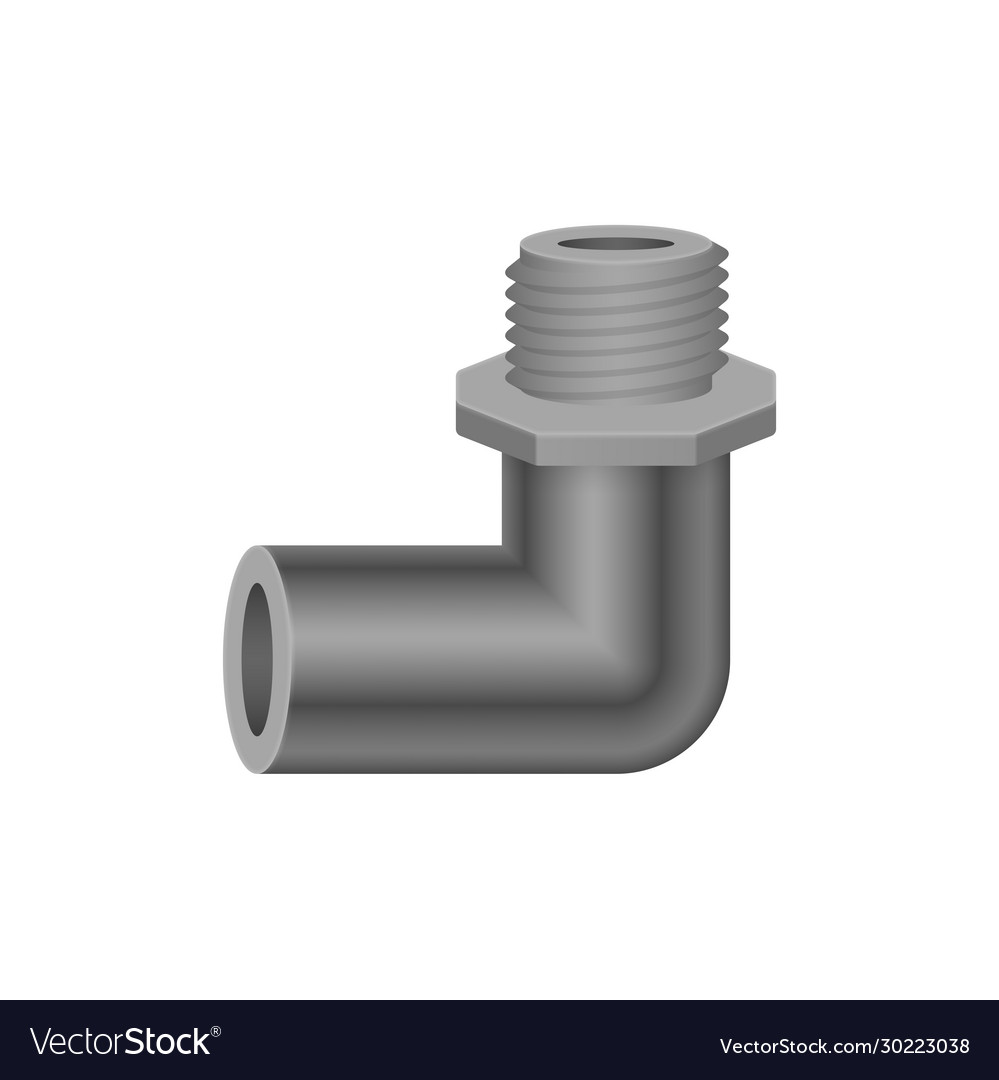 Pipe fitting part Royalty Free Vector Image - VectorStock