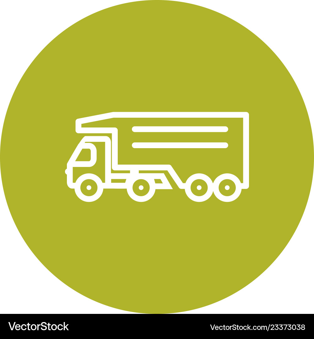 Tipper truck icon Royalty Free Vector Image - VectorStock