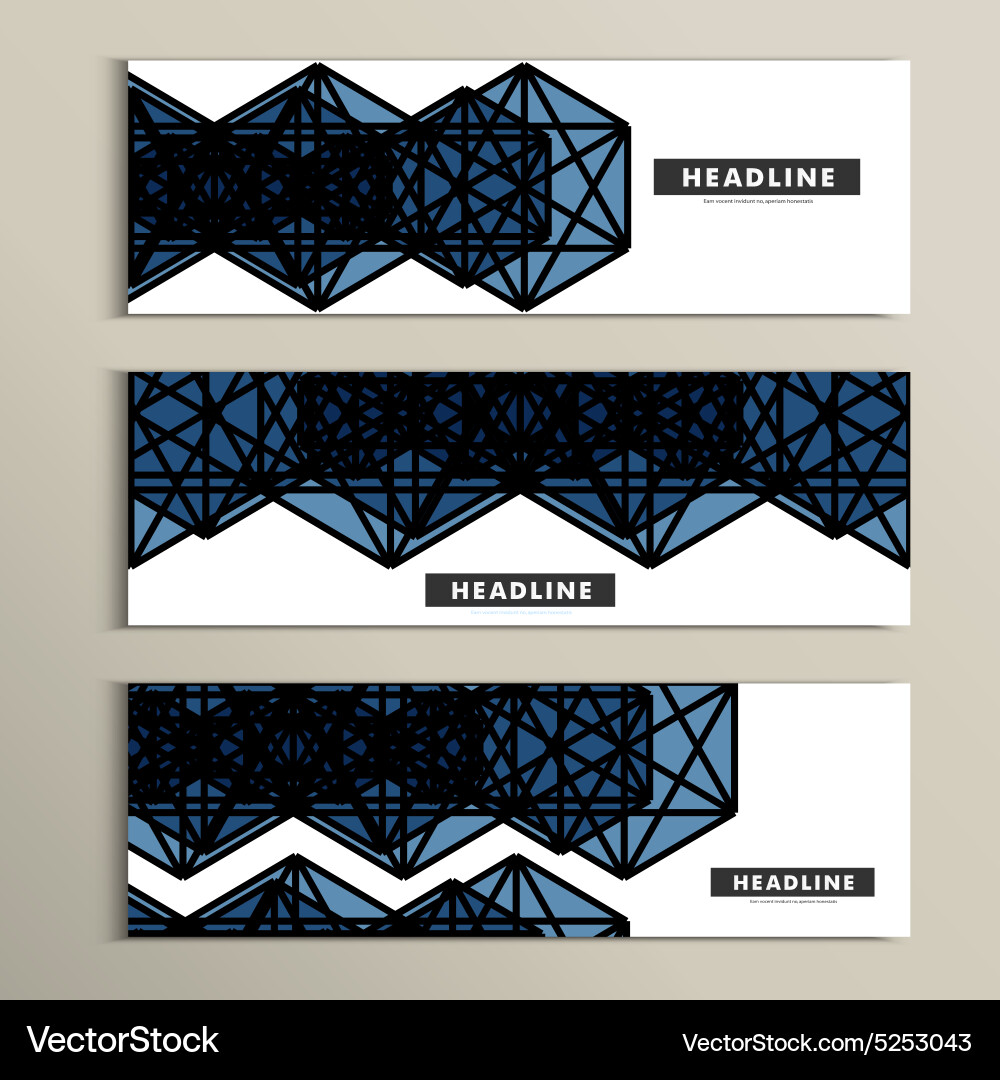 Set of stylish modern line textures Royalty Free Vector
