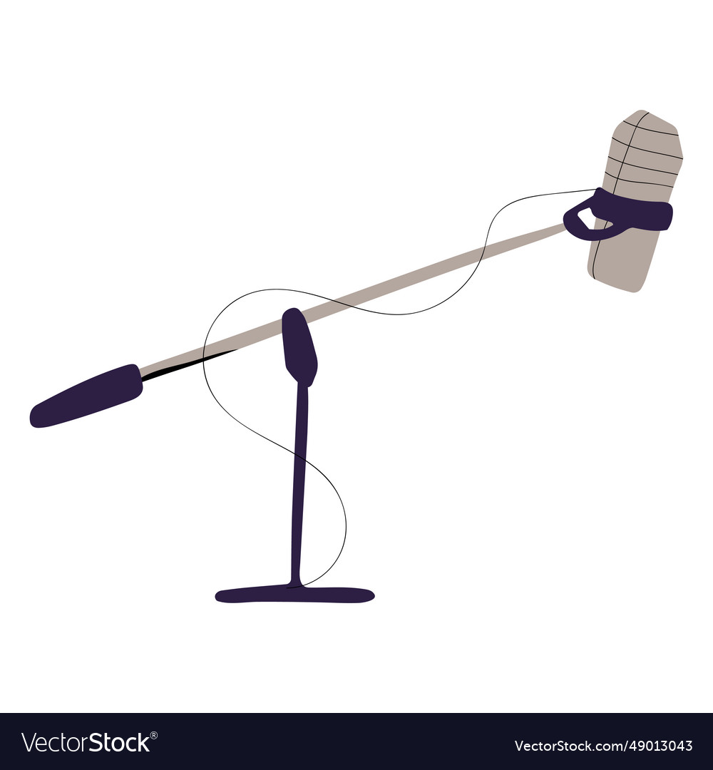 Studio mic Royalty Free Vector Image - VectorStock