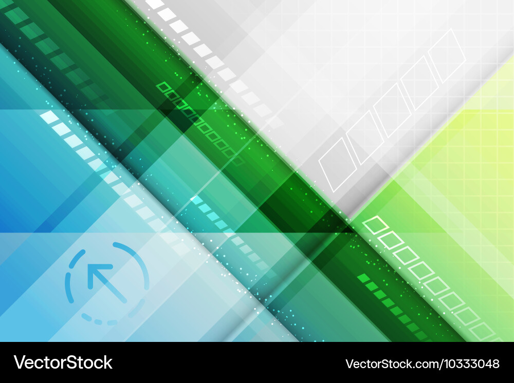 Abstract futuristic background lines and arrow Vector Image