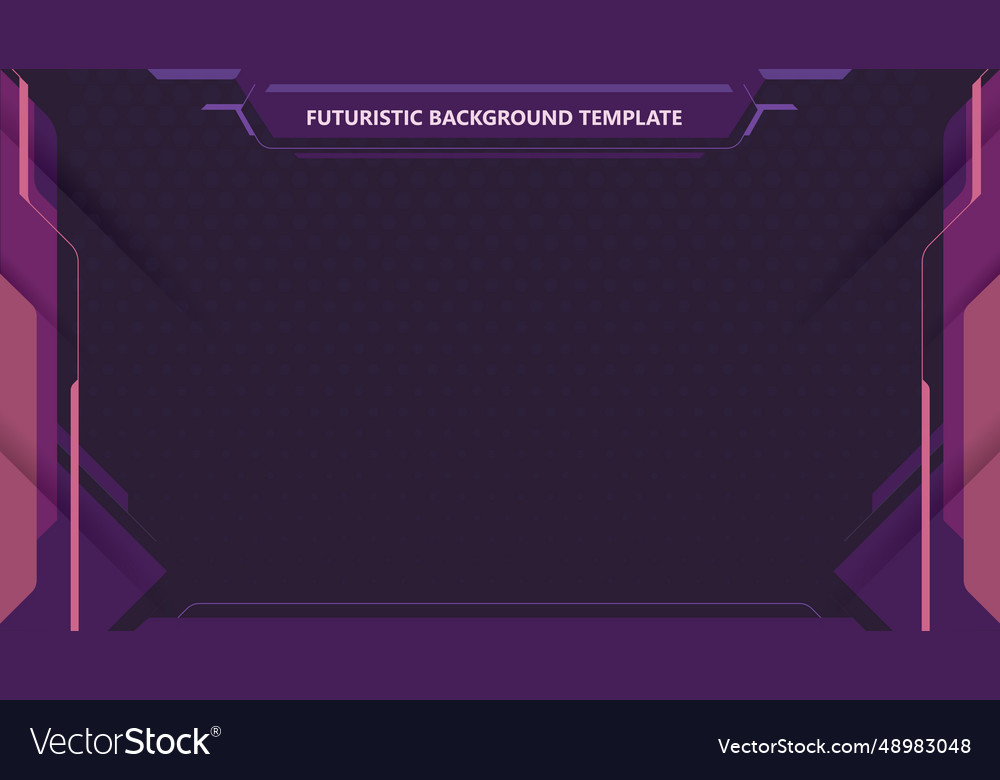 Futuristic sci fi background template Royalty Free Vector