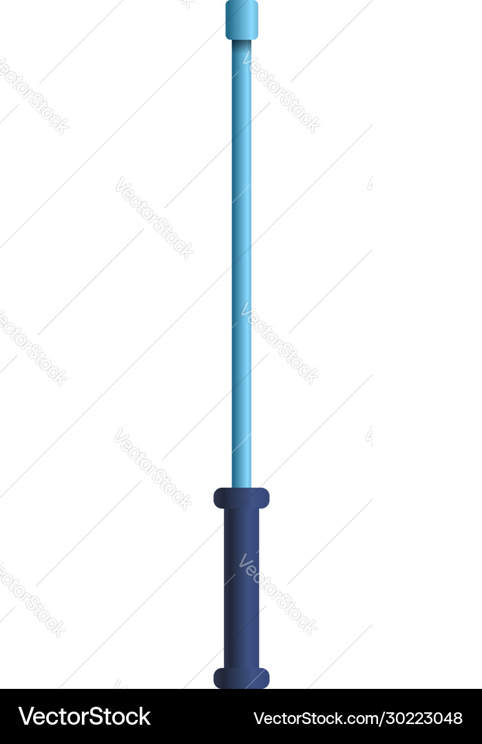 Police stick icon cartoon style Royalty Free Vector Image